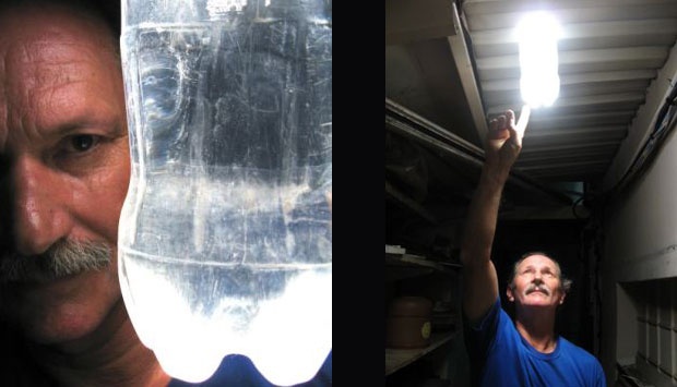 Mechanic Amazingly Creates Light from Plastic Bottles - Life En.tempo.co