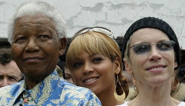 Beyonce Mengenang Mandela | tempo.co
