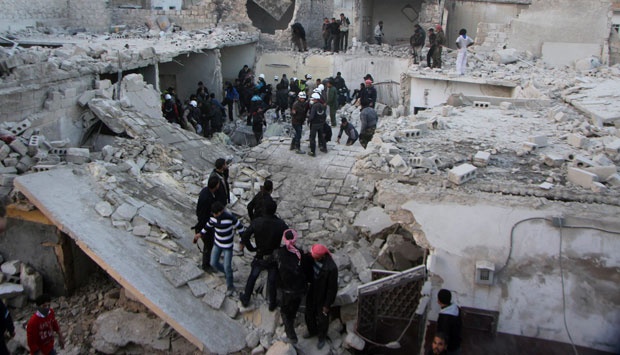 'Barrel Bomb' Raids in Aleppo Kills More 100 - foto En.tempo.co