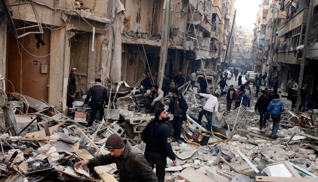 'Barrel Bomb' Raids in Aleppo Kills More 100 - foto En.tempo.co