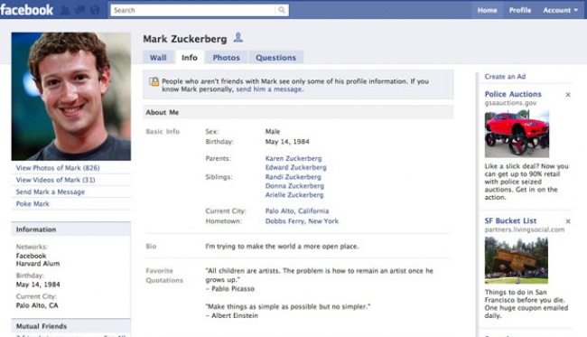 Lihat Revolusi Tampilan Laman Facebook | tempo.co