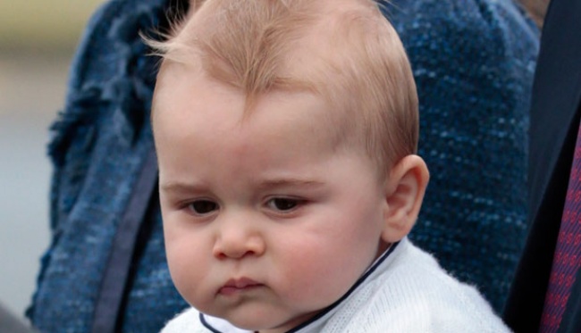 Ekspresi Lucu Pangeran George saat di Australia | tempo.co