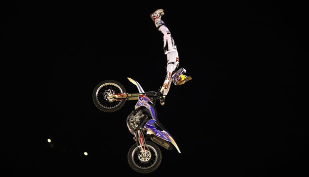 Aksi Ekstrim Dani Torres dalam Acara Burn Freestyle Malaga - foto Gooto.com