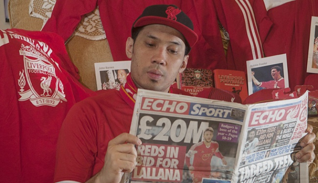 Kisah Caesar Gunawan Dan Rumput Anfield | tempo.co