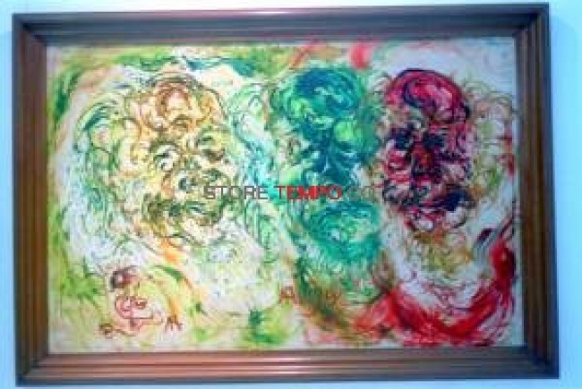 Pelukis Affandi pun Kagum pada Karya Maryati | tempo.co