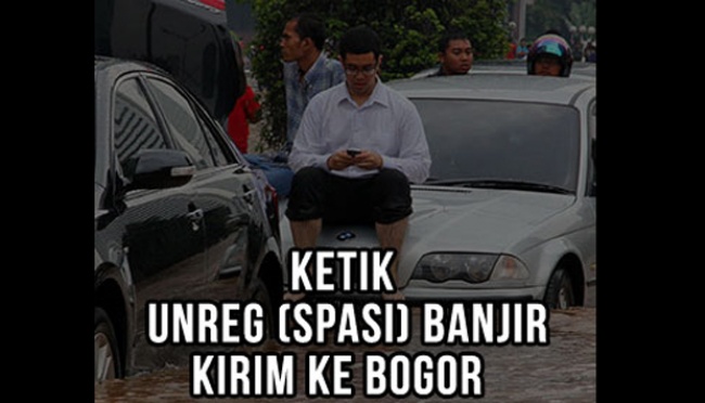 Meme Lucu Banjir Jakarta | tempo.co