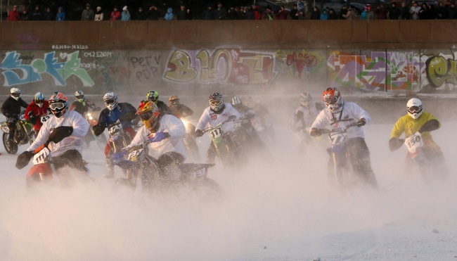 Kemeriahan Olahraga Sepeda Motor di Festival Winter Virage | tempo.co