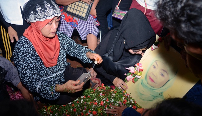 Pemakaman Komedian Betawi, Mpok Nori | tempo.co