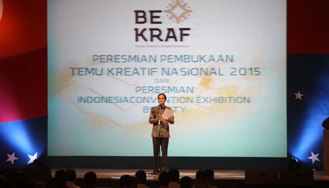 Jokowi Resmikan Gedung Indonesia Convention Exhibition | tempo.co