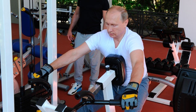 Mau Rapat, Vladimir Putin Nge-gym Dulu | tempo.co