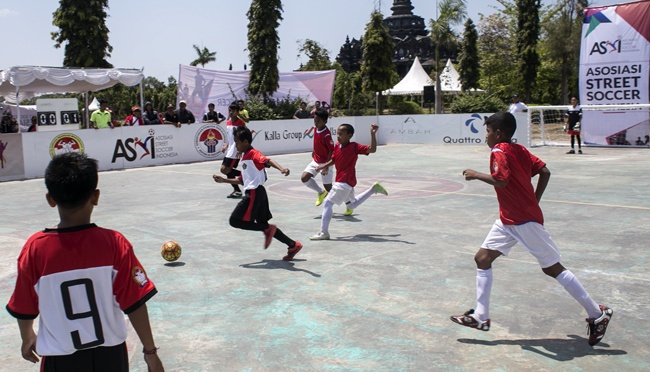 Kejurnas Street Soccer Indonesia Pertama Kali Digelar di Bali | tempo.co