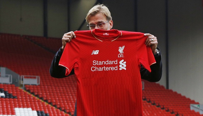 Jurgen Klopp Pamer Jersey Klub Barunya | tempo.co