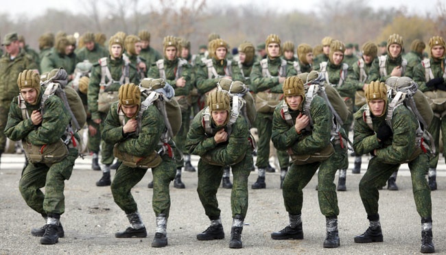 Begini Latihan Peserta Wajib Militer Rusia | tempo.co