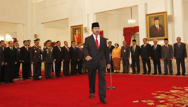 Pelantikan Kepala Lembaga Sandi Negara "Lama" di Periode Baru | tempo.co
