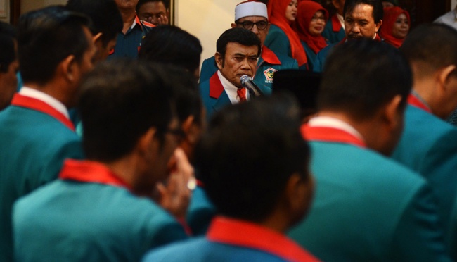 Rhoma Irama Lantik 18 DPW Partai Idaman | tempo.co