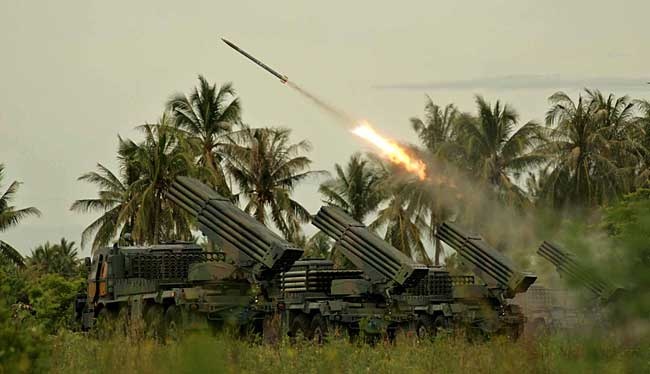 RM-70 Grad, Kendaraan Peluncur Roket Andalan Marinir Indonesia | tempo.co