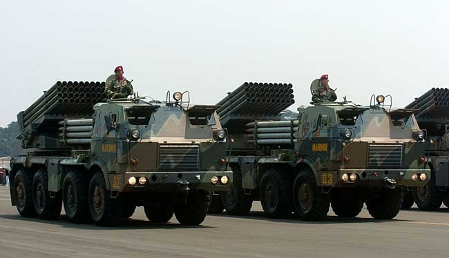 RM-70 Grad, Kendaraan Peluncur Roket Andalan Marinir Indonesia | tempo.co