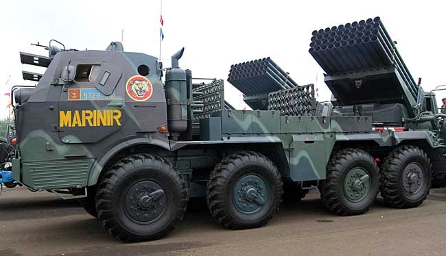 RM-70 Grad, Kendaraan Peluncur Roket Andalan Marinir Indonesia | tempo.co