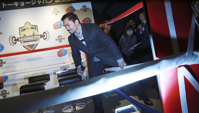 Manny Pacquiao Luncurkan Arena Tinju Miliknya di Tokyo | tempo.co