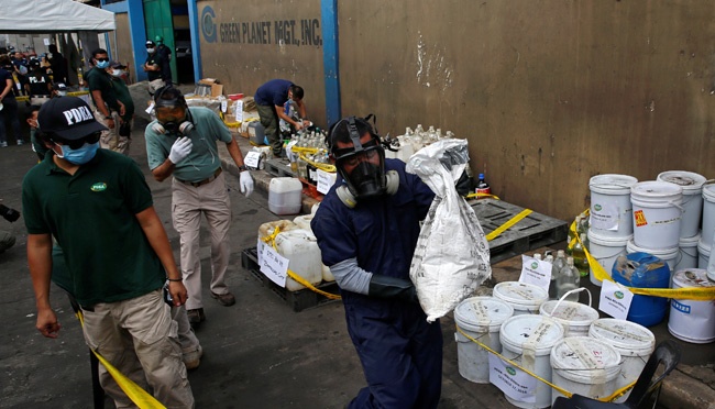 Filipina Musnahkan Bahan Baku dan Alat Pembuatan Sabu-sabu | tempo.co