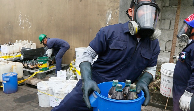 Filipina Musnahkan Bahan Baku dan Alat Pembuatan Sabu-sabu | tempo.co