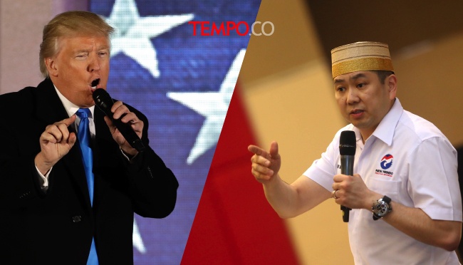 Donald Trump di Amerika, Hary Tanoe di Indonesia, Bertemu di Sukabumi ...