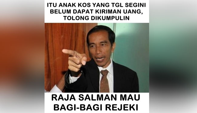 6 Meme Lucu Sambut Kunjungan Raja Salman | tempo.co