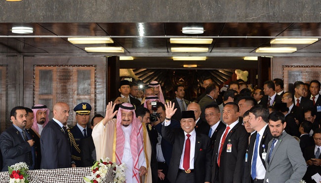 Begini Ketatnya Pengawalan Raja Salman di DPR | tempo.co