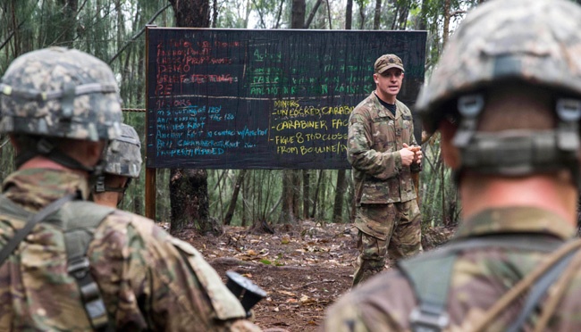 Intip Cara Latihan Perang di Hutan Tentara Amerika Serikat | tempo.co