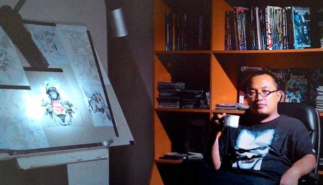 Ardian Syaf Pernah Memasukkan Gambar Jokowi ke Komik Batman | tempo.co