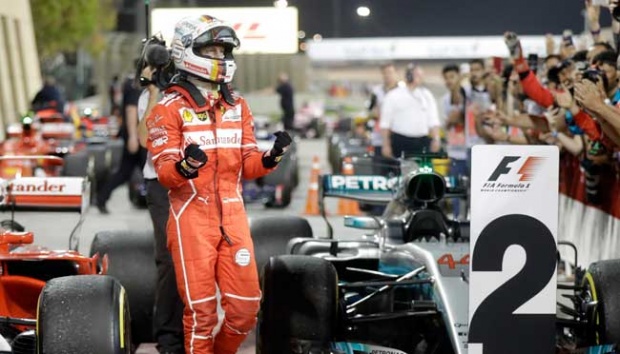 Sebastian Vettel menang Raih Kemenangan ke-2 di Grand Prix Bahrain ...