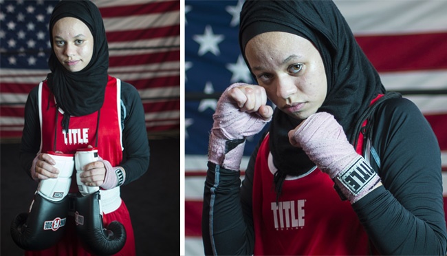 Atlit Remaja Amerika Akhirnya Diizinkan Berjilbab Saat Bertinju | tempo.co
