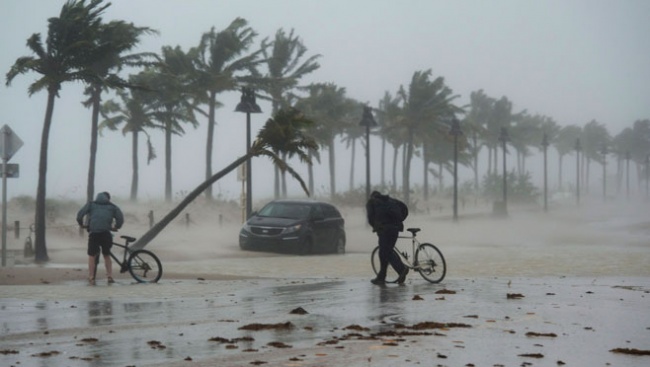 Dahsyatnya Terjangan Angin Kencang Badai Irma | tempo.co
