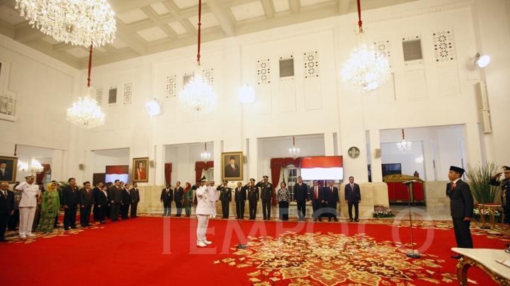 Jokowi Lantik Wakil Gubernur Bengkulu Dedy Ermansyah | tempo.co