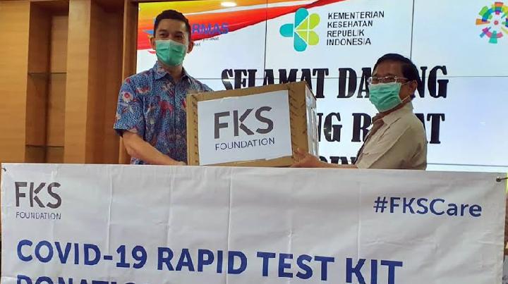 200 Ribu Rapid Test Kit Covid-19 dari FKS Foundation untuk Indonesia ...