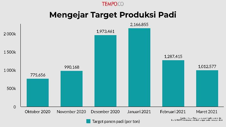 Mengejar Target Produksi Padi | tempo.co