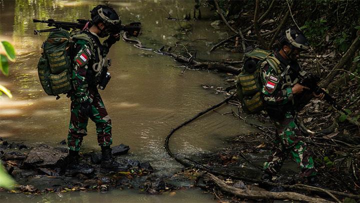 Aksi TNI saat Latihan Gabungan Garuda Shield XV dengan US Army | tempo.co