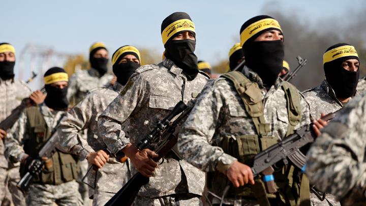 Aksi Militan Palestina dalam Latihan Militer Anti-Israel | tempo.co