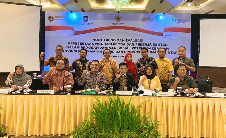 Rapat Monev Inpres 2/2021 Dorong Pekerja Terlindungi BPJS Ketenagakerjaan | tempo.co