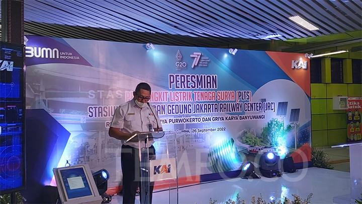 KAI Installs Solar Panels at Gambir Station, JRC - News En.tempo.co