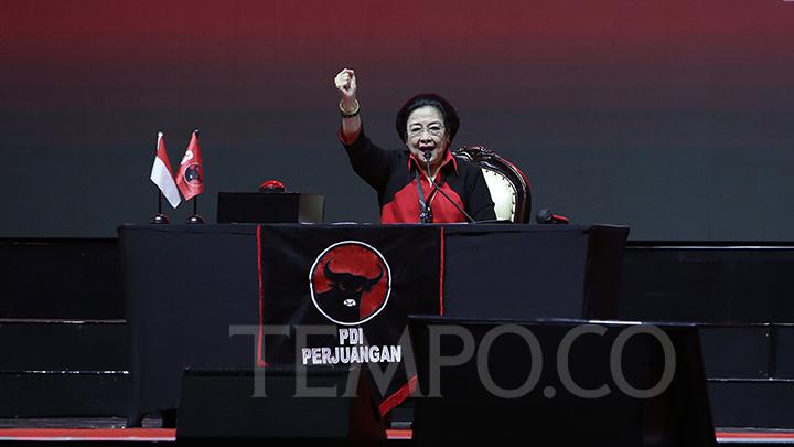 Megawati Mentions Jokowi During PDIP Anniversary Event - News En.tempo.co