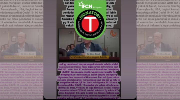 Keliru, Klaim Tingkat Kematian Akibat Covid-19 di Komunitas Amish Rendah Karena Penduduknya ...