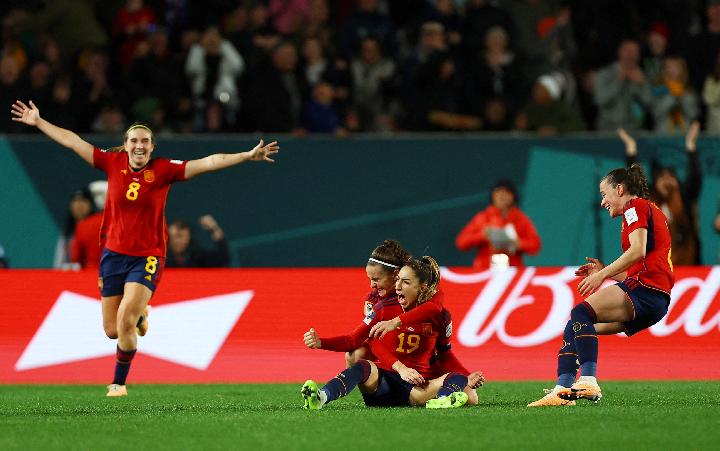 Perjalanan Timnas Spanyol Juara Piala Dunia Wanita 2023, Gol Tunggal Olga Carmona Kalahkan ...