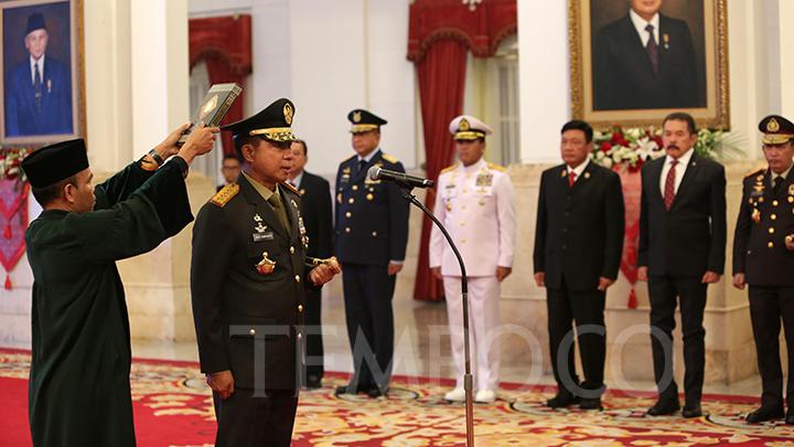 Jokowi Inaugurates New Military Commander Agus Subiyanto - News En.tempo.co
