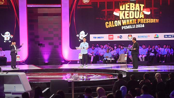 Vice Presidential Debate Supporters Cheer For Respective Candidates