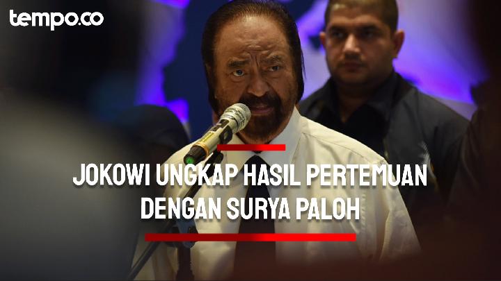 Jokowi Ungkap Pertemuan dengan Surya Paloh akan Bawa Manfaat Politik | tempo.co