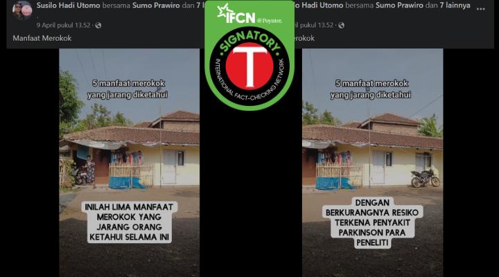 Menyesatkan, Video Berisi Klaim tentang Manfaat Rokok bagi Kesehatan ...