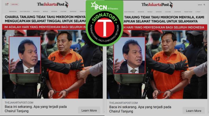 Keliru, Konten Berisi Gambar Chairul Tanjung Ditangkap - Cek Fakta Tempo.co