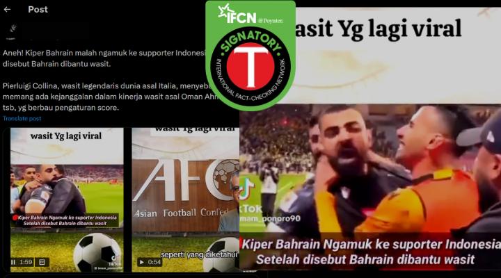 Keliru, Video Kiper Timnas Bahrain Ebrahim Lutfalla Tantang Suporter ...