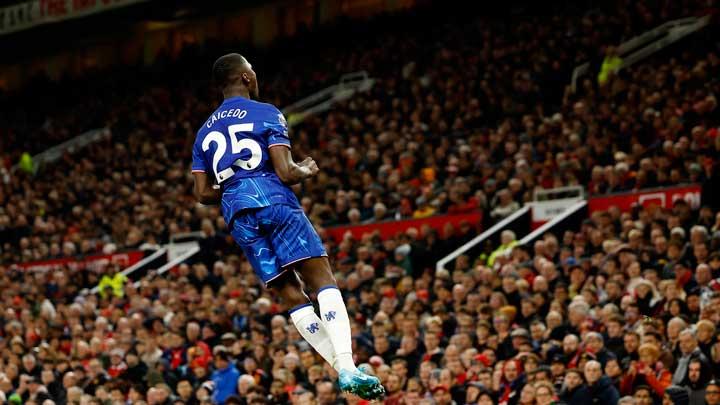 Caicedo's Strike Ruins Man United's Celebrations in 1-1 Draw with ...